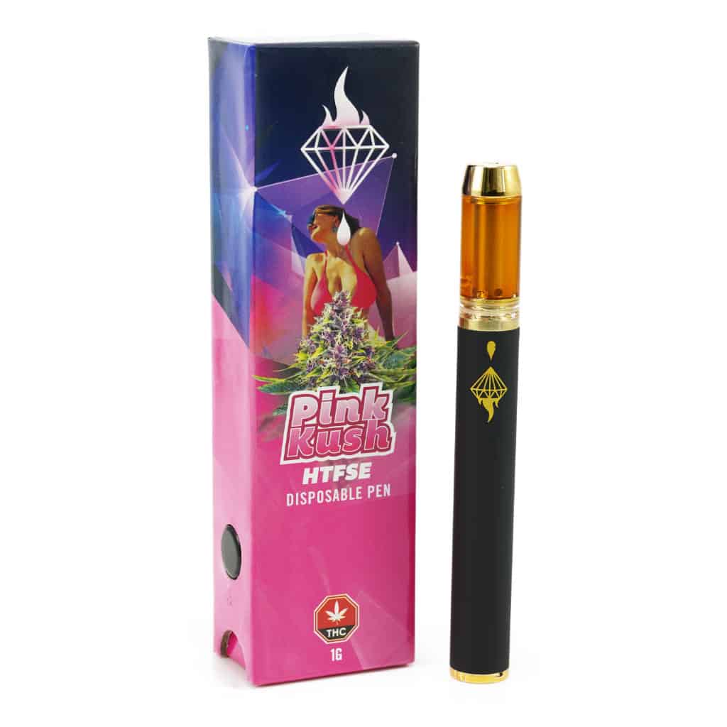 Diamond Concentrates Disposable Vape (HTFSE) 1G – Pink Kush by Diamond ...